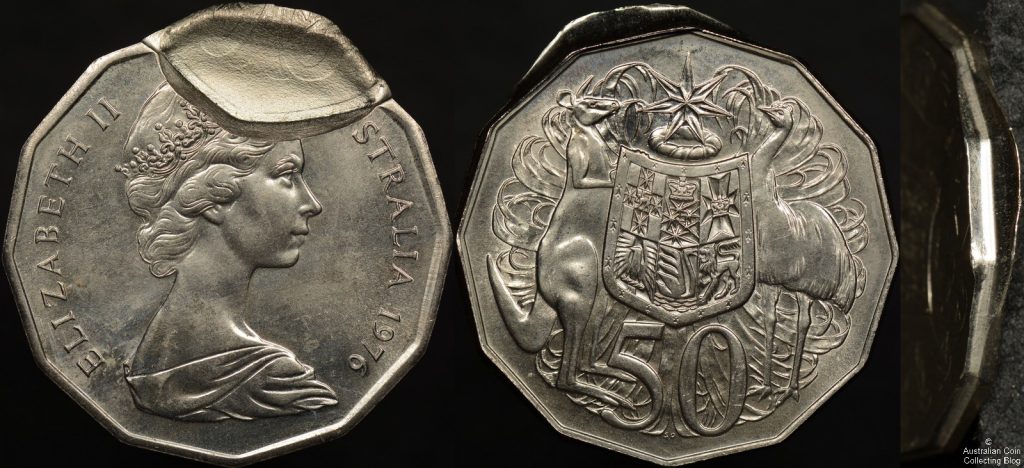 Indent Error with Partial Brockage 50c | The Australian Coin Collecting ...