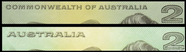 Australian Paper Two Dollar Note