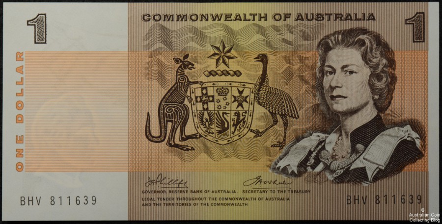 Australian Paper One Dollar Note Value | The Australian Coin Collecting ...