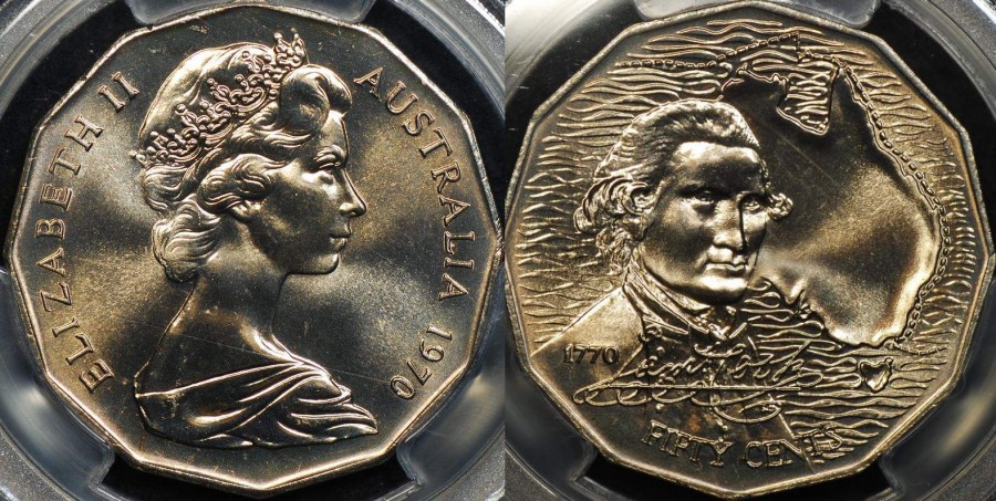 1970 Captain Cook 50 Cent | The Australian Coin Collecting Blog