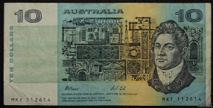 Australian Paper Ten Dollar Note Value