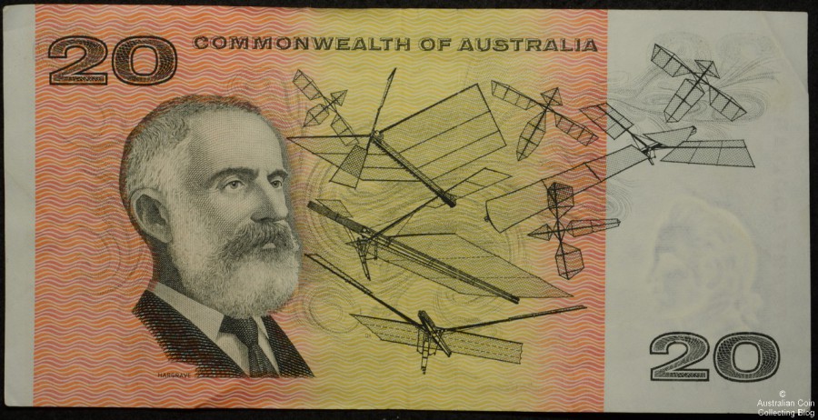 Australian Paper Twenty Dollar Note VAlue