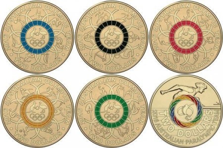 Coloured 2 Dollar Olympic Coins To Be Released | The Australian Coin ...