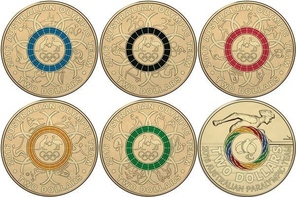 Coloured 2 Dollar Olympic Coins To Be Released - The Australian Coin ... Coloured 2 Dollar Olympic Coins To Be Released - The Australian Coin ...
