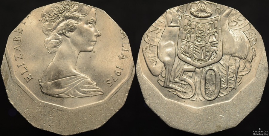 Error Coin Spotlight -1975 50 Cent Off Centre Error | The Australian ...