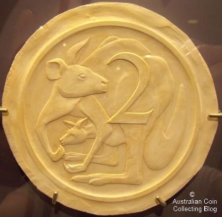 2017 Kangaroo and Joey 2 Cent Pattern Coin -Stuart Devlin Exhibition ...