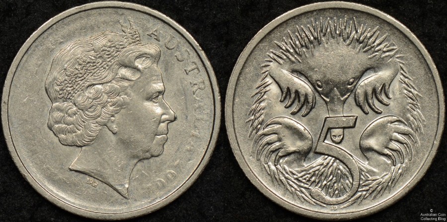 Error Coin Spotlight -2002 5 Cent Struck Through Oil Error | The ...