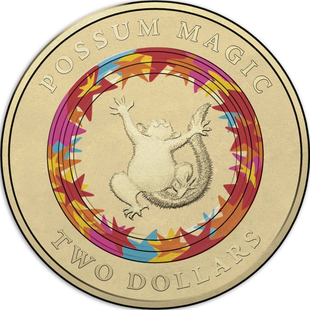 Possum Magic Week 3 Coloured $2 Coin | The Australian Coin Collecting Blog