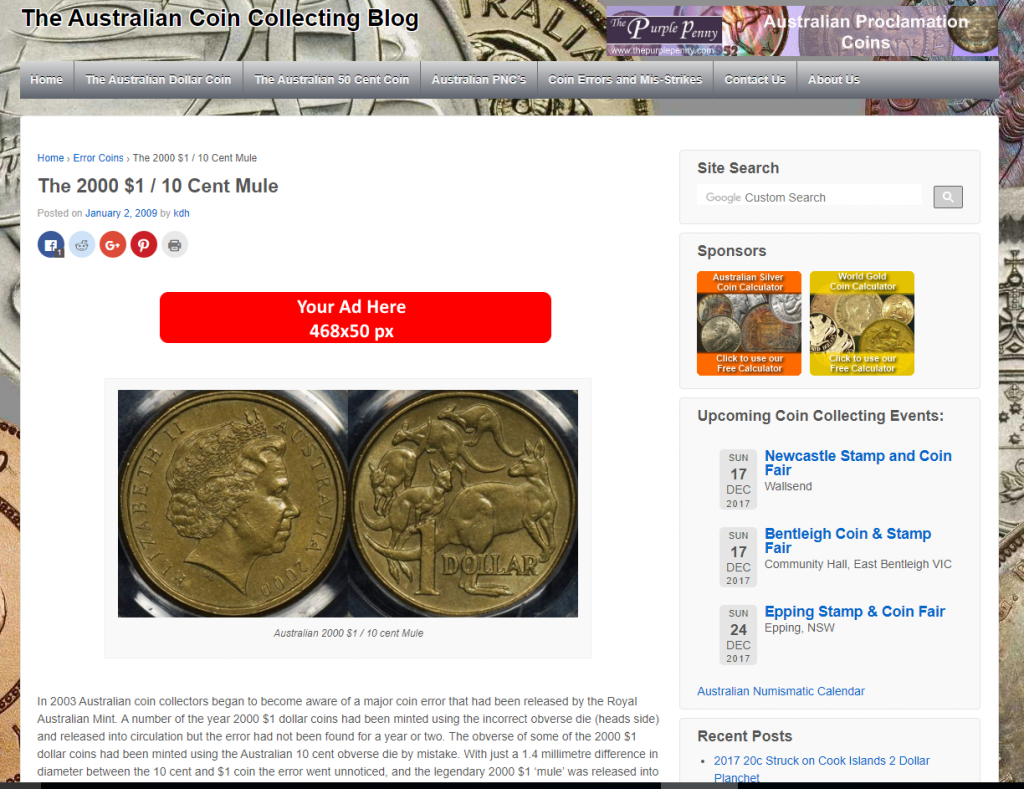 Advertising - The Australian Coin Collecting Blog
