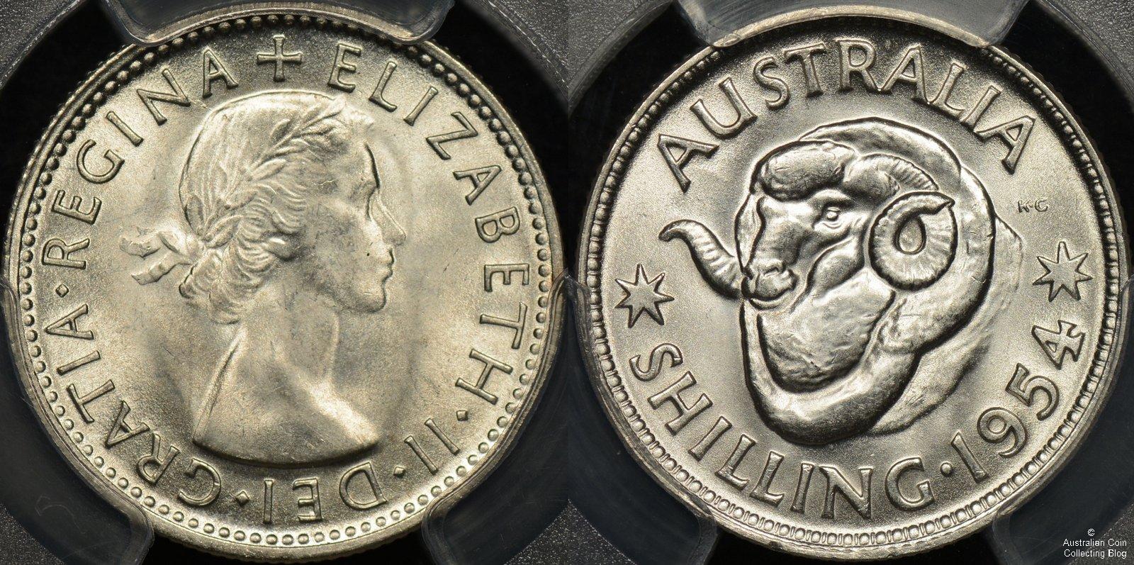 Elizabeth II Shillings 1953 To 1963 The Australian Coin Collecting Blog Elizabeth II Shillings 1953 To 1963 The Australian Coin Collecting Blog
