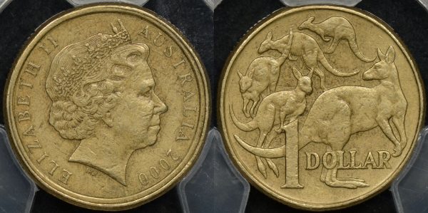 australia-2000-1-dollar-10c-mule-pcgs-au50 - The Australian Coin ...