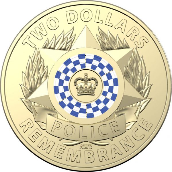 2019 Police Remembrance Coloured $2 Coin | The Australian Coin ...