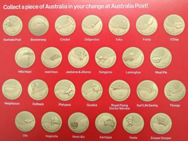 The Great Aussie Coin Hunt 26 Australian Themed Alphabet Dollar Coins From Esky To Iced Vovo the-great-aussie-coin-hunt-26-australian-themed-alphabet-dollar-coins-from-esky-to-iced-vovo