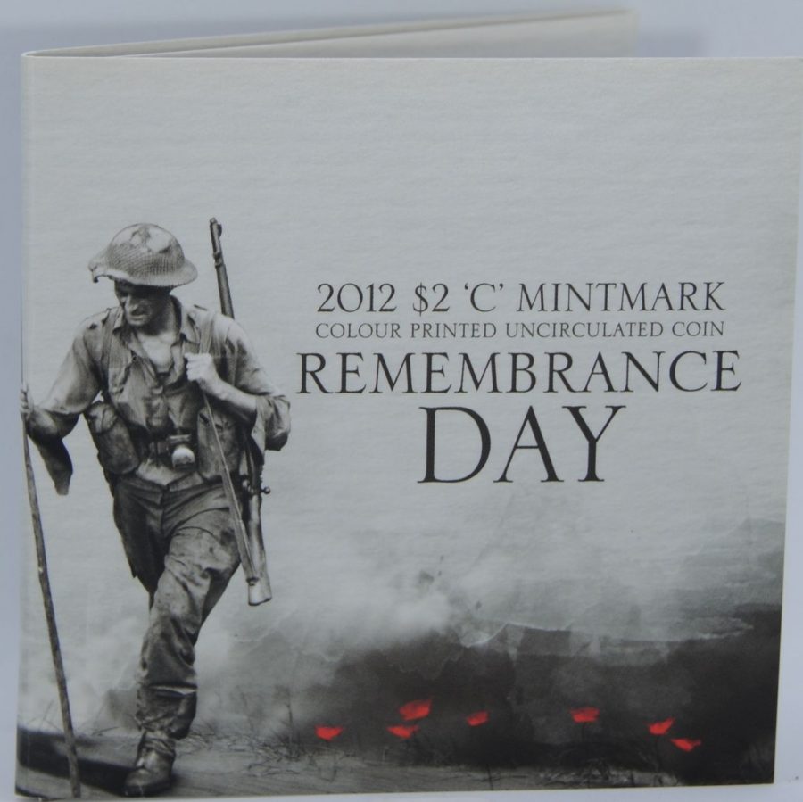 2012 Red Poppy Remembrance Day Two Dollar Coin Value | The Australian ...