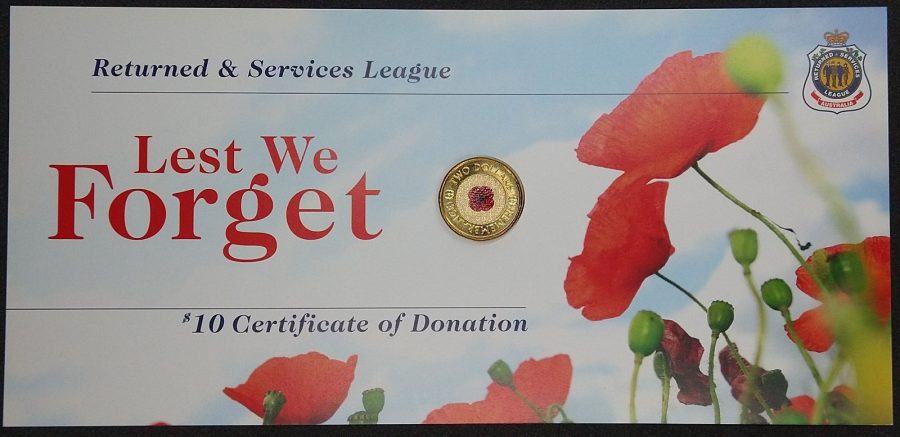 2012 Red Poppy Remembrance Day Two Dollar Coin Value | The Australian ...
