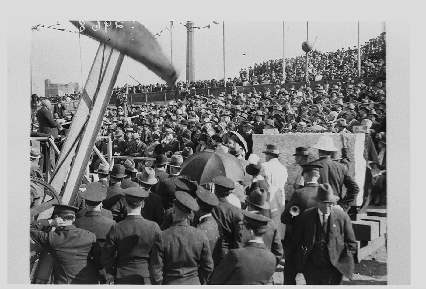Major Francis Edward De De Groot cutting ribbon, at official ope - The ...